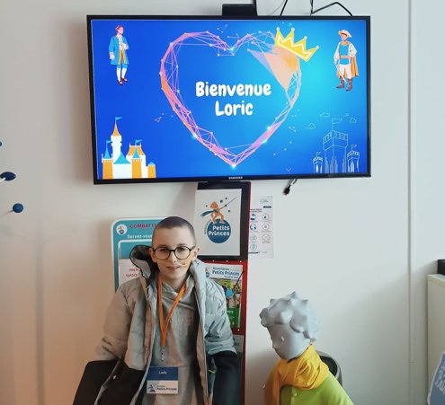 Loric rêve de dormir dans un château | Association Petits Princes